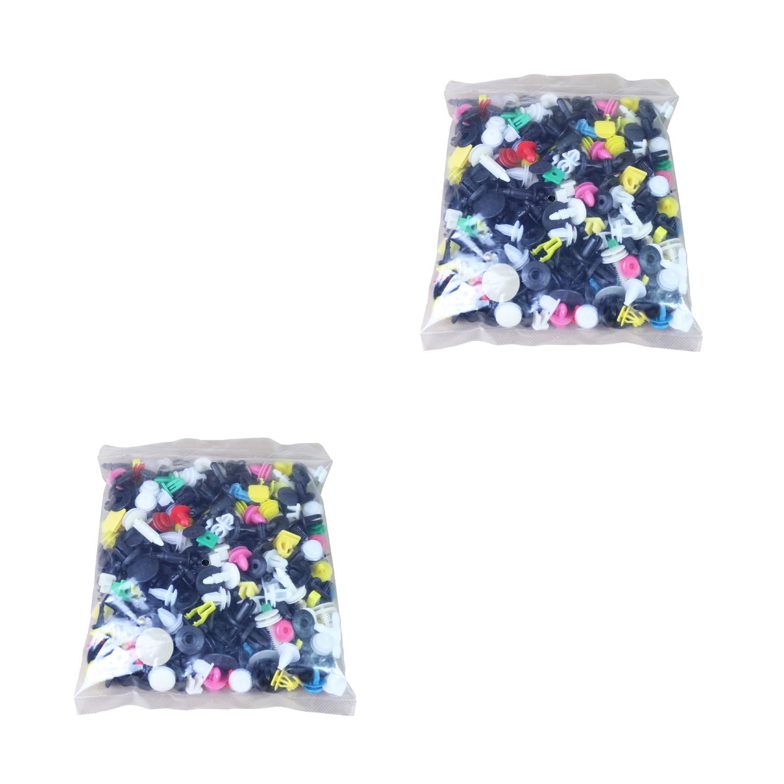 FRCOLOR 2 Packs Plastic Screws Automotive Push Bumper Fastener Rivet ...