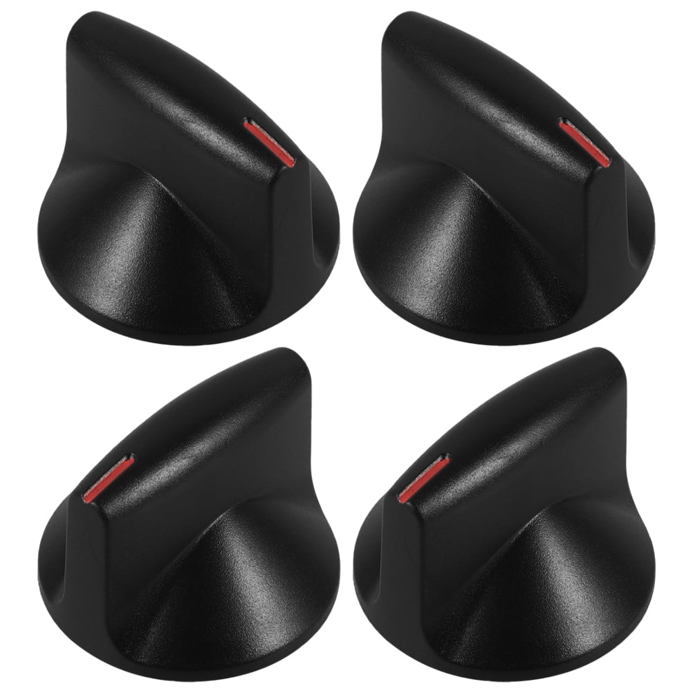 FRCOLOR 2 Pairs Oven Stove Control Switch KnobBlack Gas Stove Knob Switch Replacement Universal ...