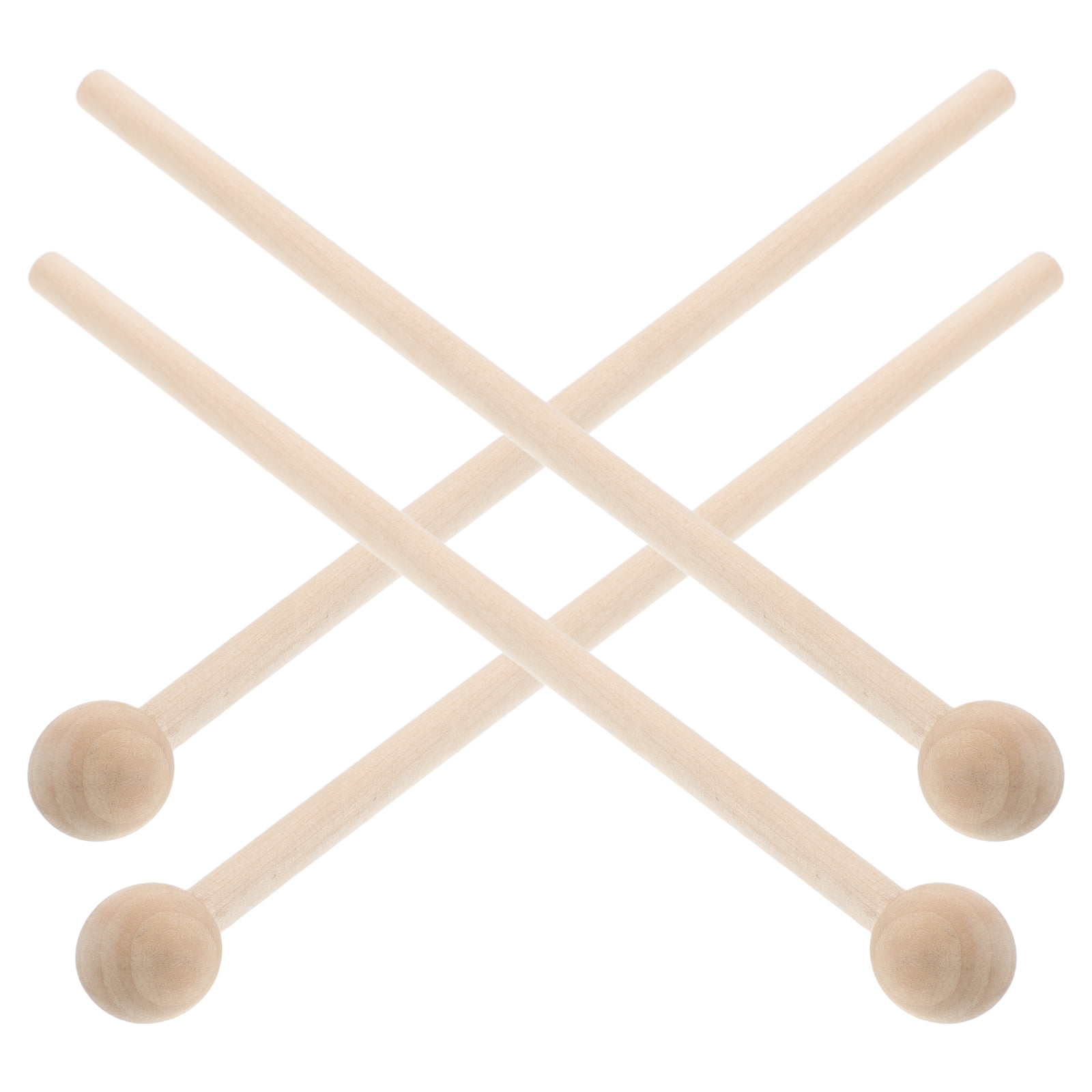 FRCOLOR 2 Pairs Percussion Sticks Set Percussion Sticks Drum Equipment Set Tenor Drum Sticks ...