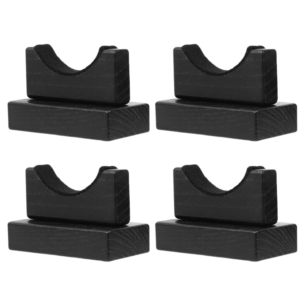 FRCOLOR 2 Pairs of Baseball Bat Holder Wooden Bat Display Rack Tabletop ...