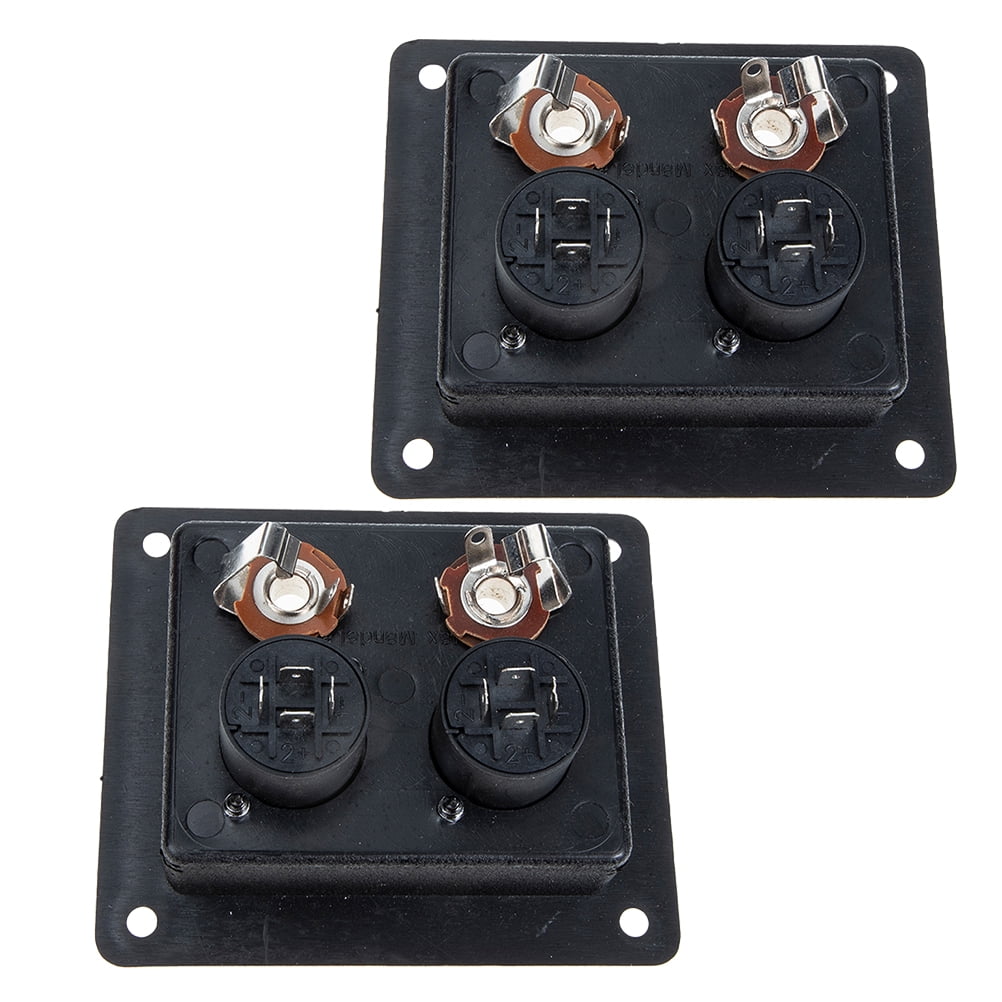 FRCOLOR 2 Pcs Club Car Precedent Dash Speaker Plugs Connector Black ...
