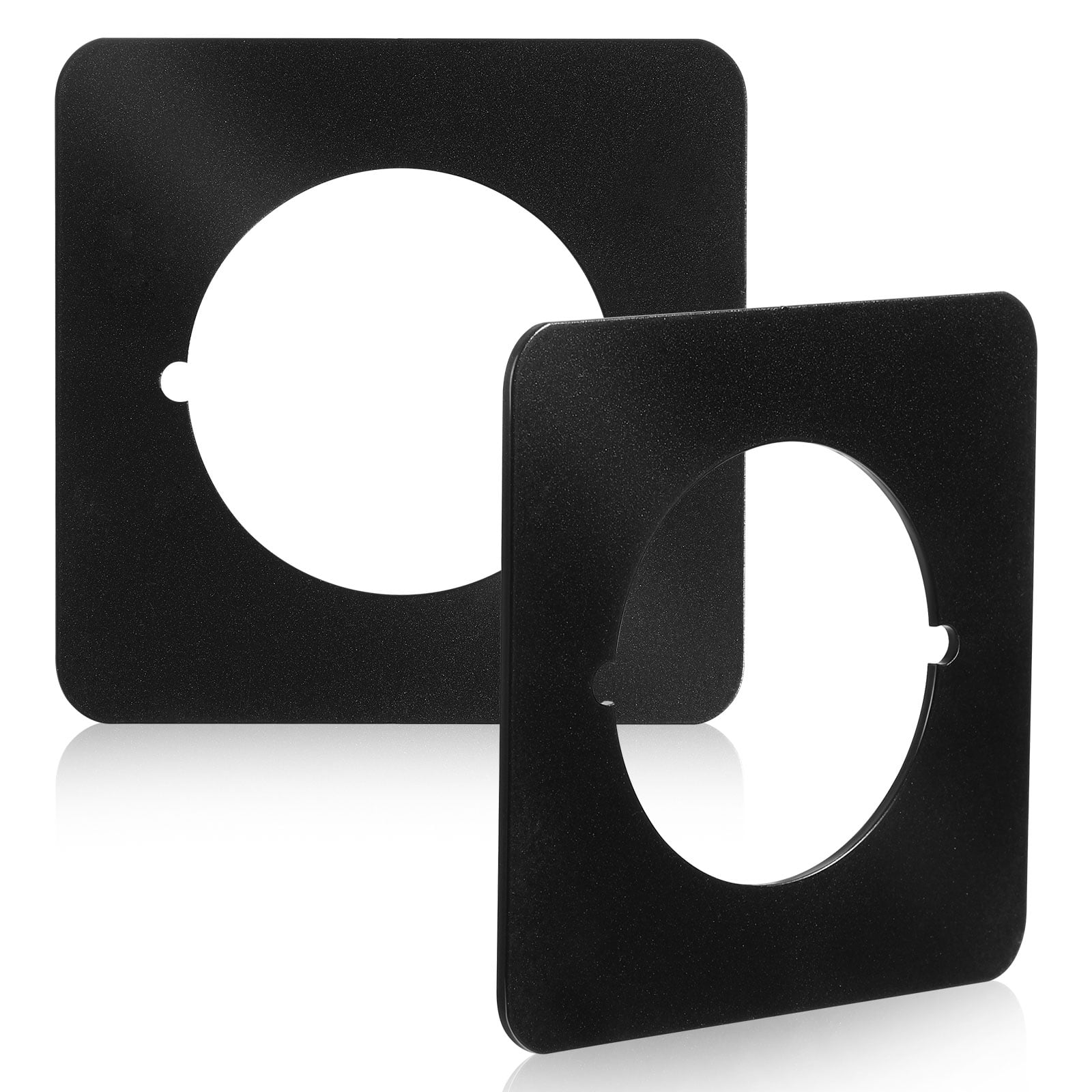 FRCOLOR 2 Pcs Door Knob Plates Door Lock Hole Cover Plate Stainless ...