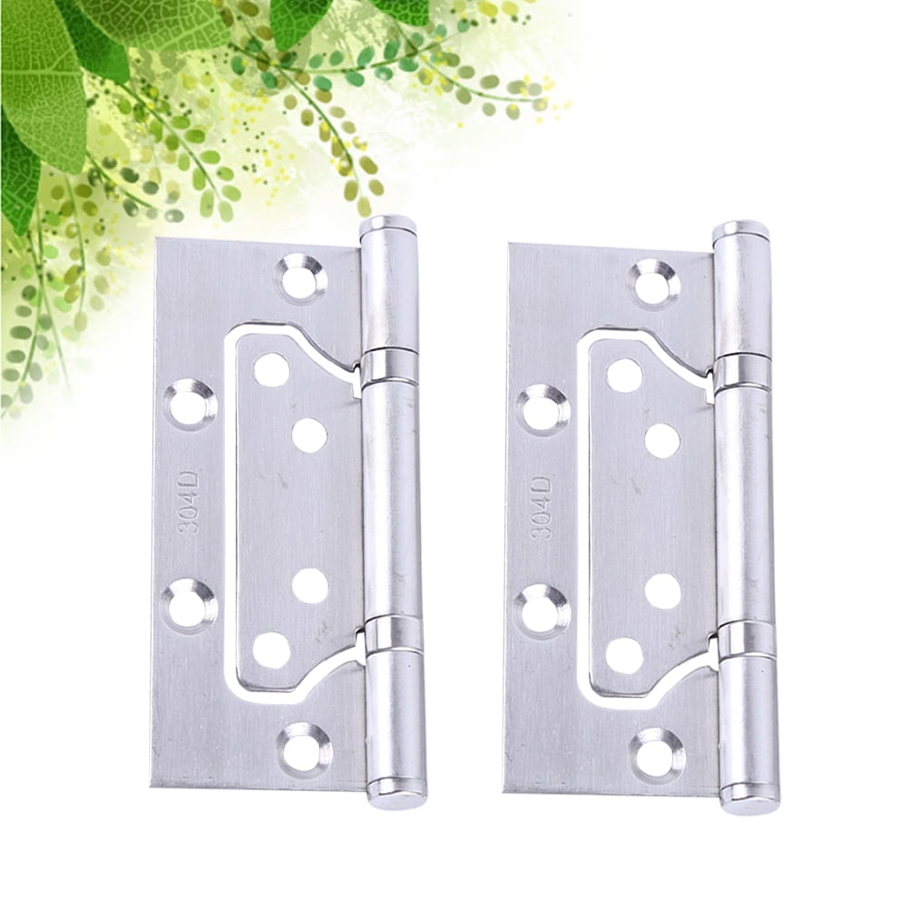 FRCOLOR 2 Pcs Easy to Install Hinges Kitchen Cabinet Hinges 2pcs Silver ...