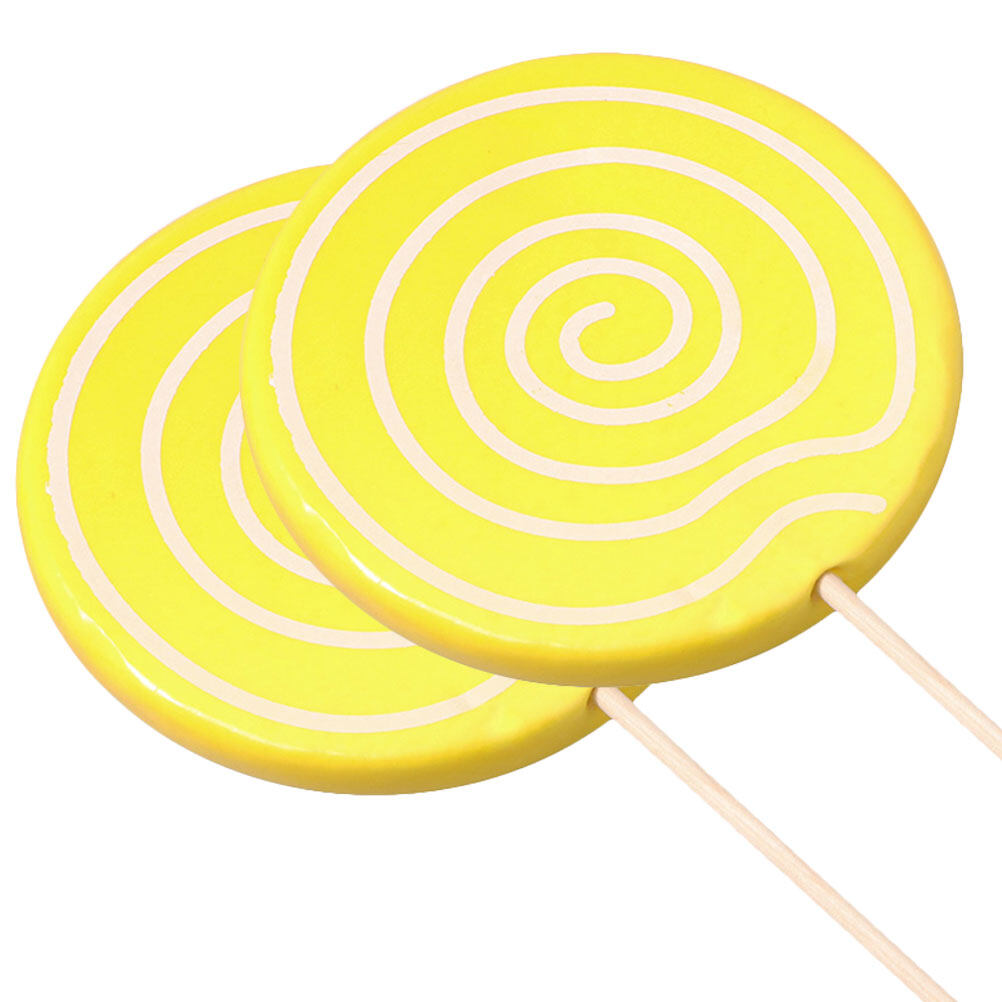 FRCOLOR 2 Pcs Fake Lollipop Prop Bulk Pink Dummies Party Bride Child ...