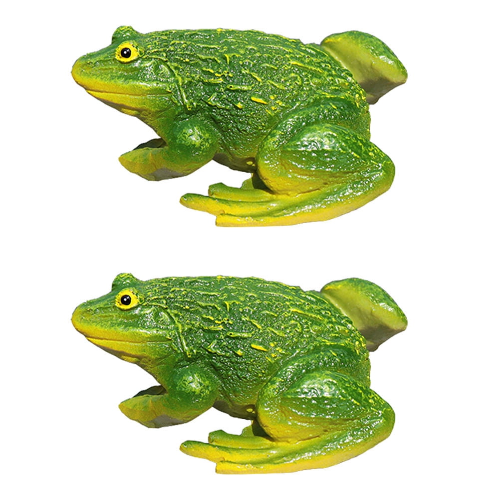 LABSERRON Classic Design Resin Frogs Decors Multiple Colors 2Pack 4 ...