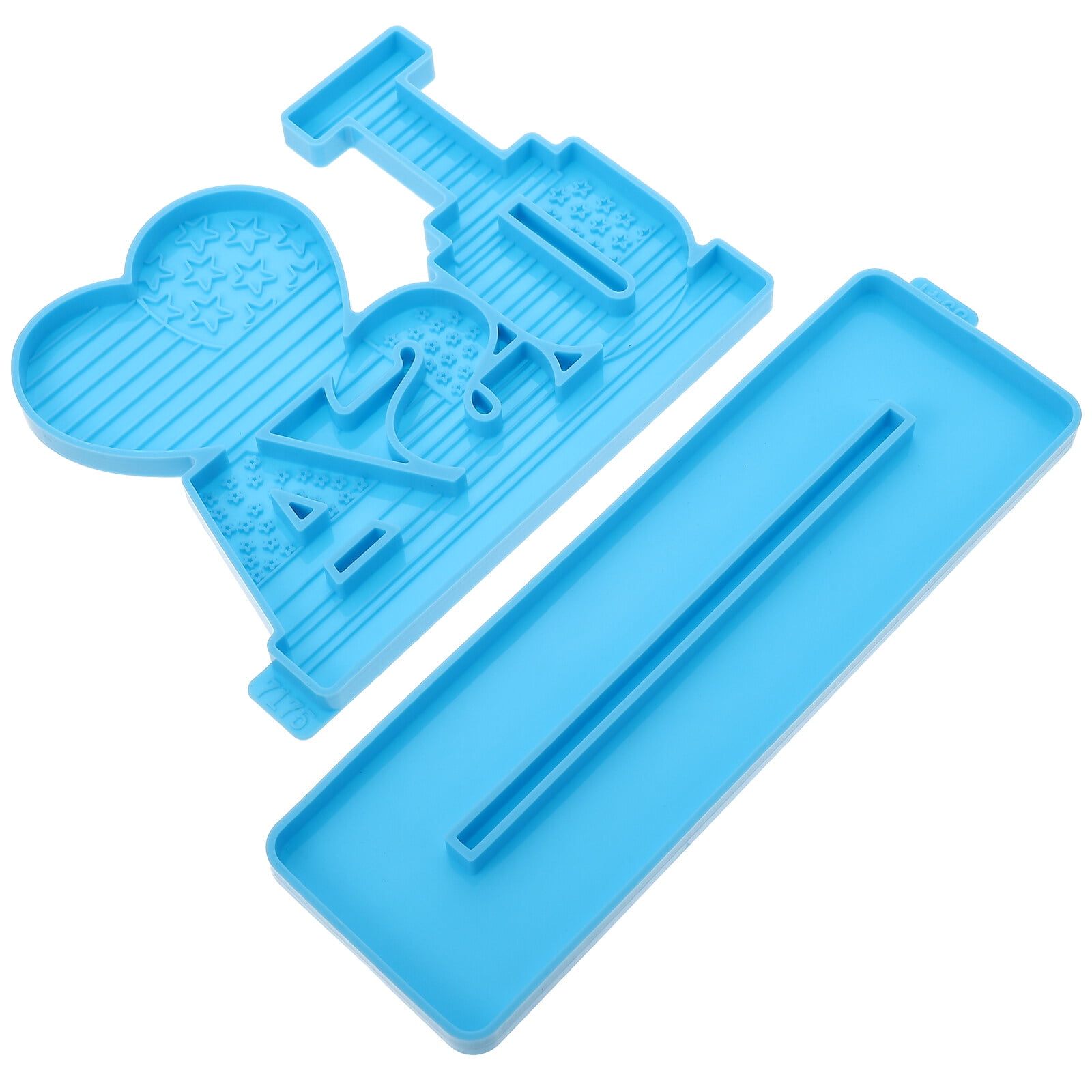 FRCOLOR 2 Pcs Flag Epoxy Mold Silicon Tealight Holder Fondant Mini ...