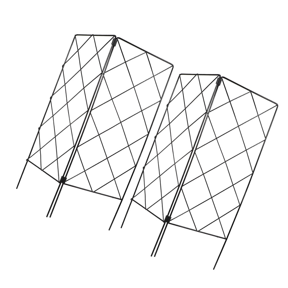 FRCOLOR 2 Pcs Gardening Support Bracket Trellis for Climbing Plants ...