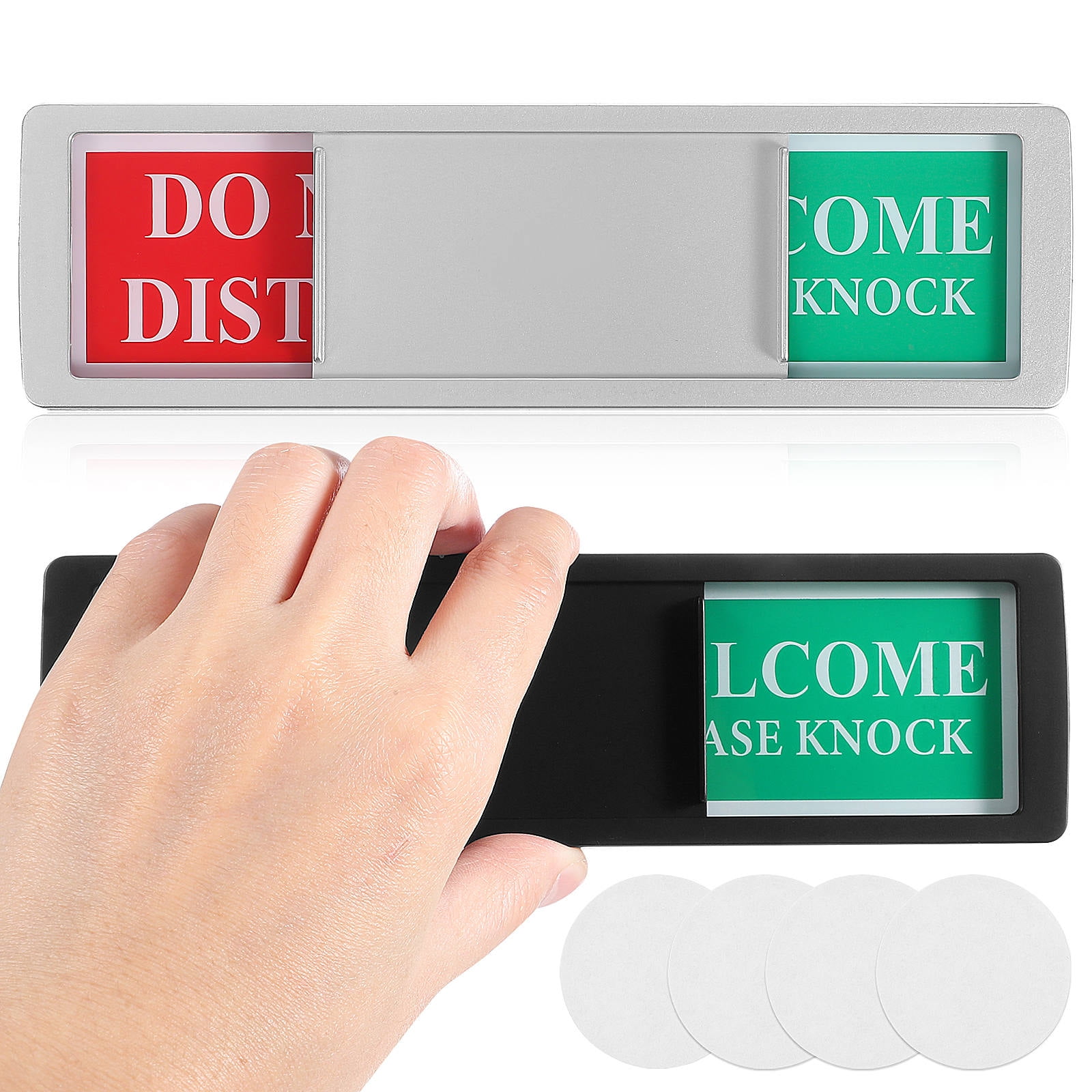 FRCOLOR 2 Pcs Magnetic Slider Indication Soliciting Bathroom Signs ...
