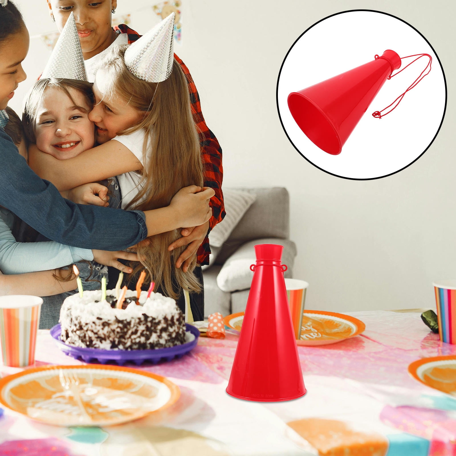 FRCOLOR 2 Pcs Megaphone Toy Amplifier Microphone Speaker Outdoor ...