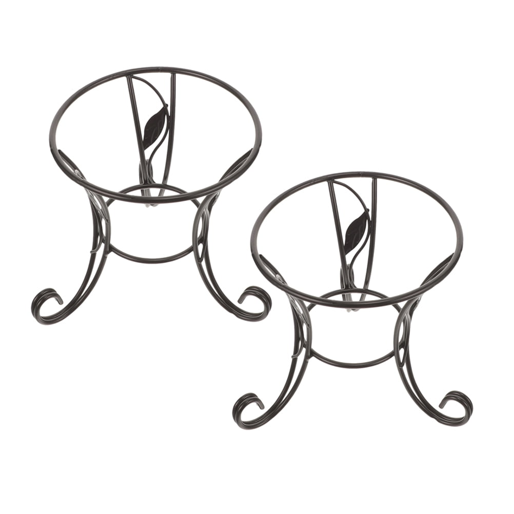 FRCOLOR 2 Pcs Metal Gazing Ball Stand Metal Crystal Ball Base For ...