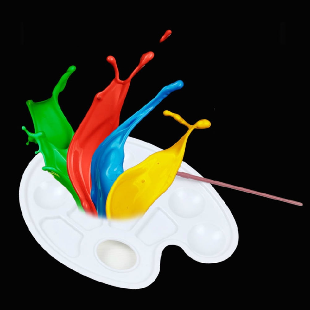 FRCOLOR 2 Pcs Palette Pigment Paint Mixing Tray Painting Child White ...