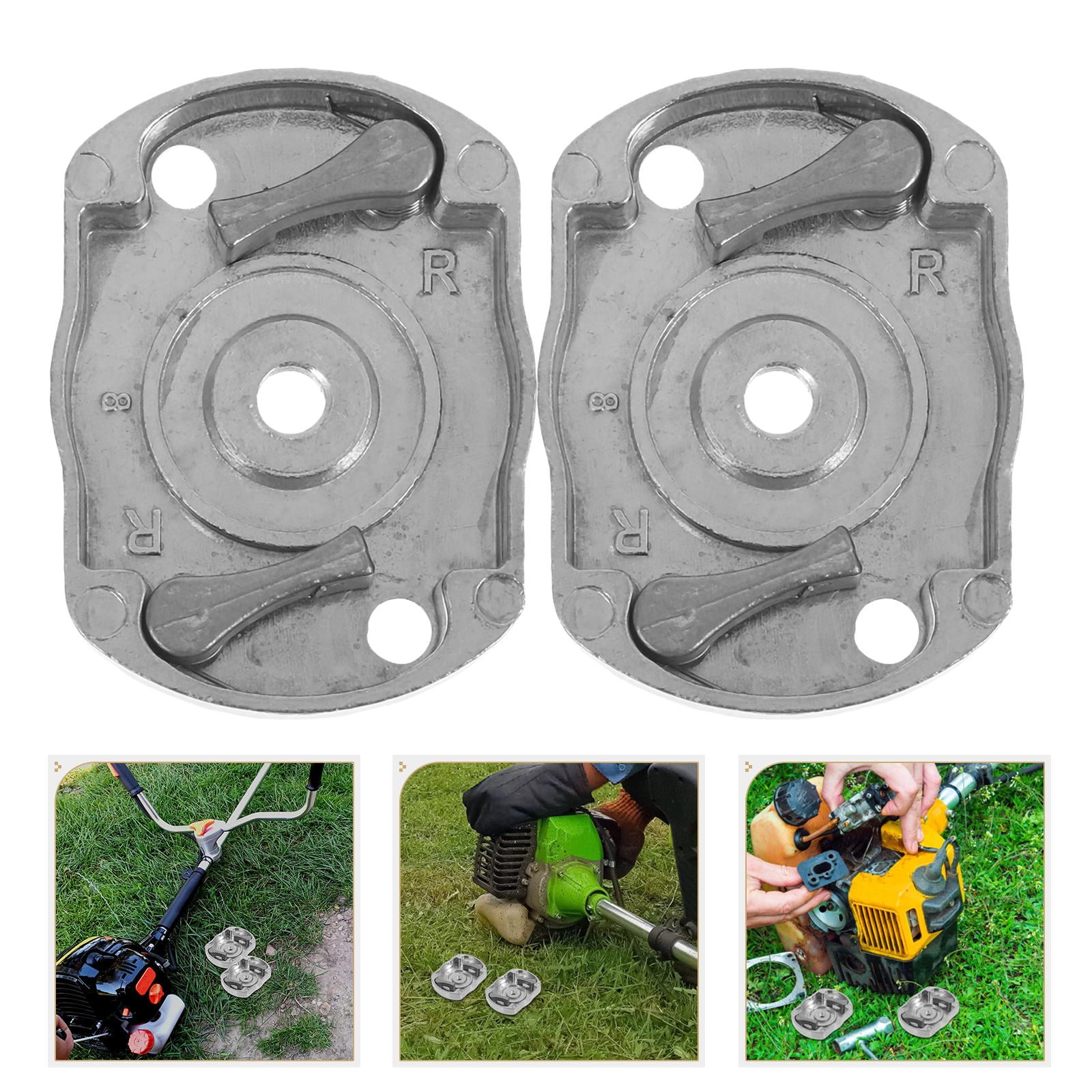 FRCOLOR 2 Pcs Recoils Pull Starter Start Cog Pawl Claw Pulley Aluminum Pull Start Pawl Gear ...