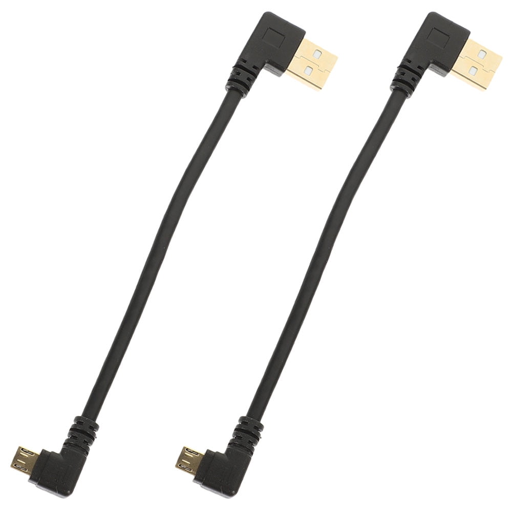 FRCOLOR 2 Pcs Right Dual Micro USB Cable Breakage Prevention - Walmart.com