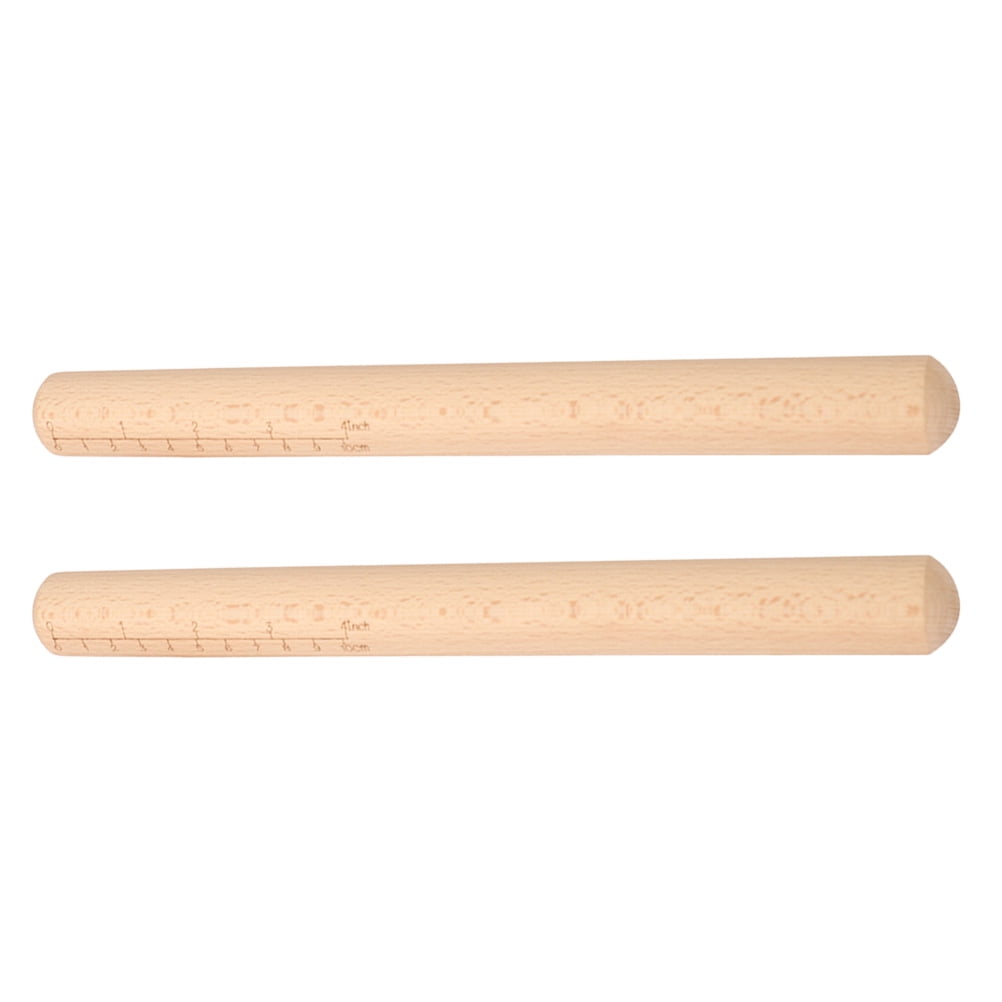FRCOLOR 2 Pcs Rolling Sticks for Baking Dumpling Pin with Thickness ...