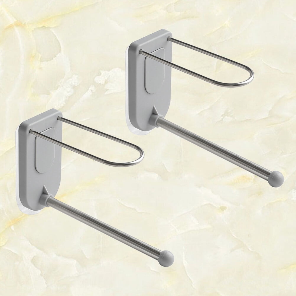 FRCOLOR Stainless Steel Hanger Rack for Wall Mounting Keeps Hangers ...