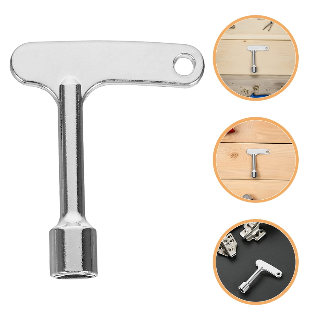 FRCOLOR 2 Pcs Triangle Spanner Key Matel Triangular Locks Keys Sockets ...