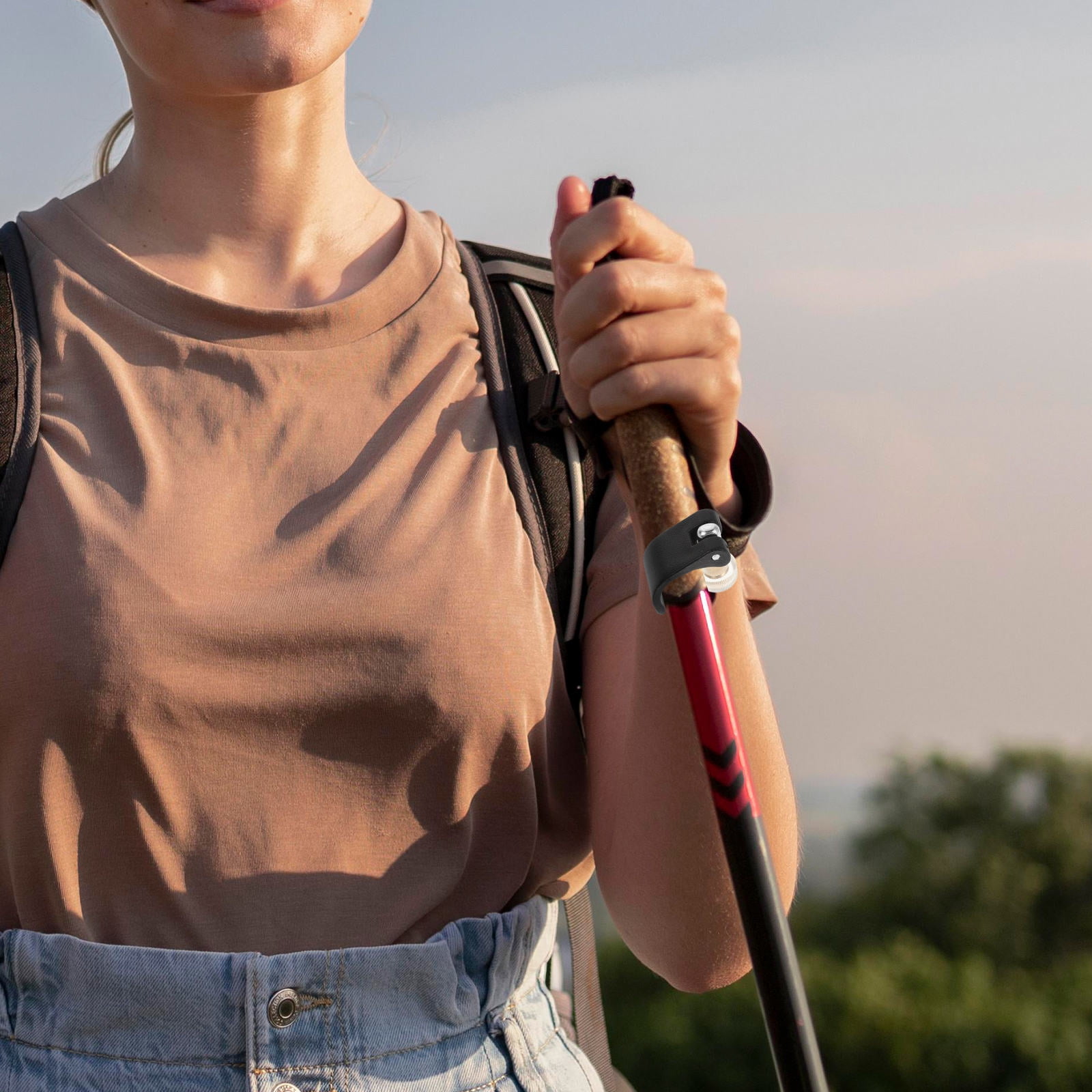 FRCOLOR 2 Pcs Universal Climbing Stick Lock Nuts Hiking Pole ...