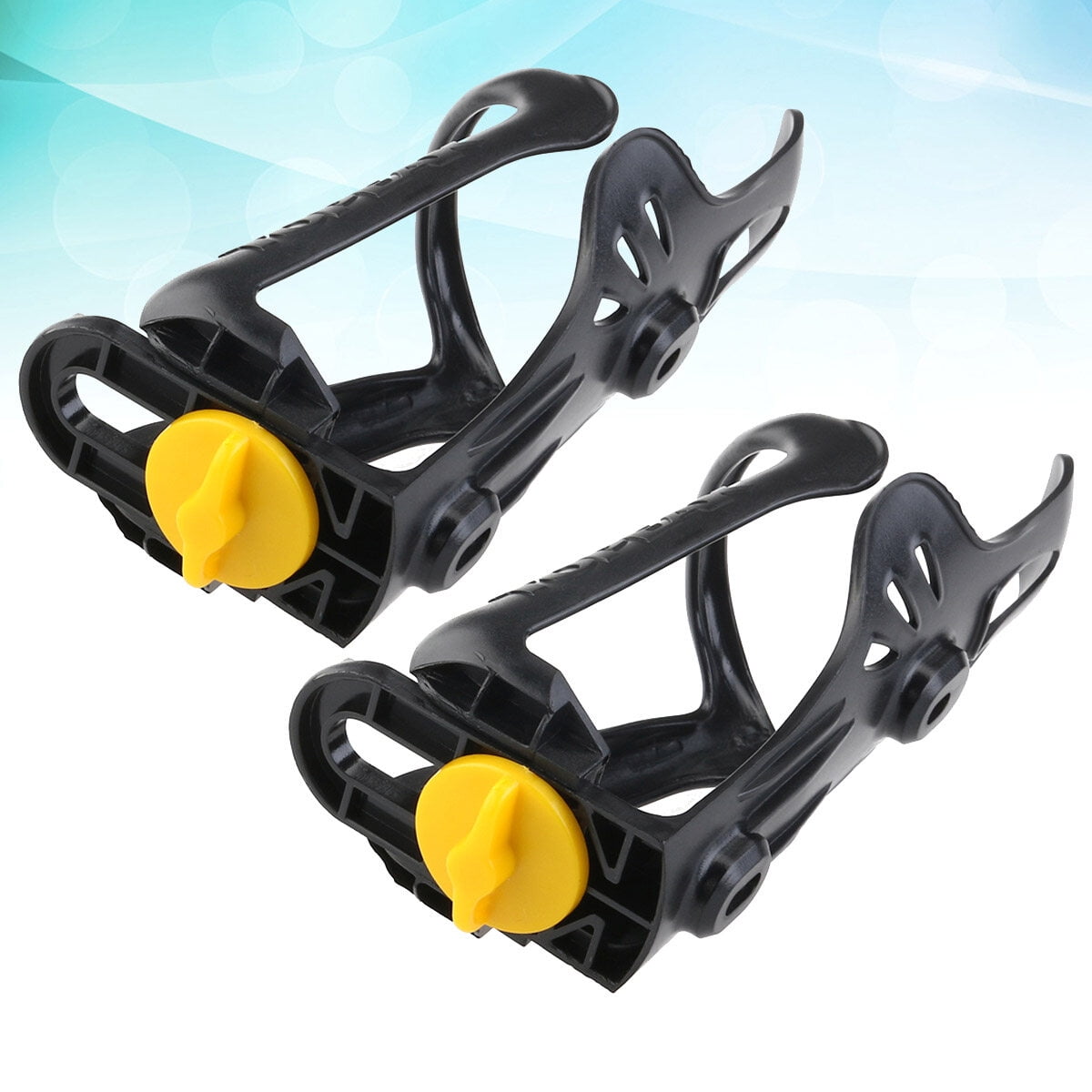 FRCOLOR Adjustable Bottle Holder Plastic Black 2 Pcs - Walmart.com