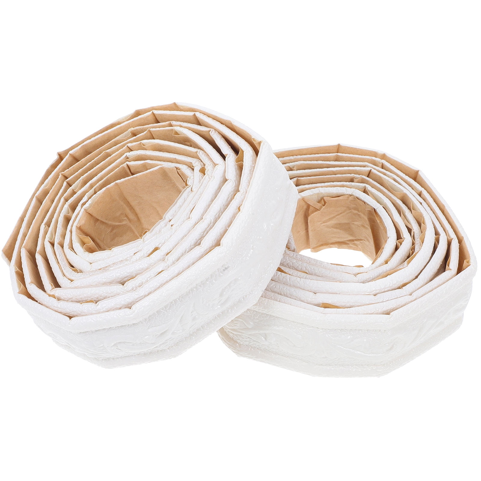 FRCOLOR 2 Rolls Of Flexible Molding Trim Wall Self Adhesive Baseboard ...