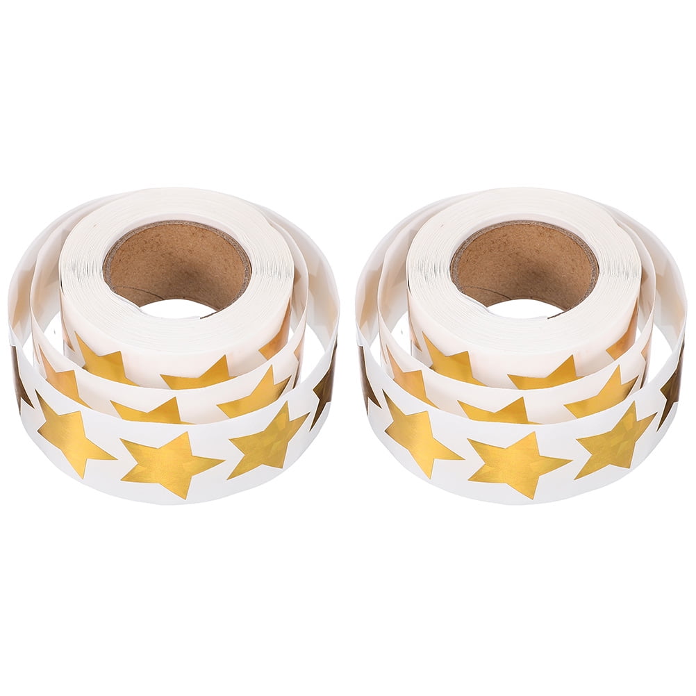 FRCOLOR 2 Rolls Pupil Pentagram Sticker Decorative Award Stickers DIY ...