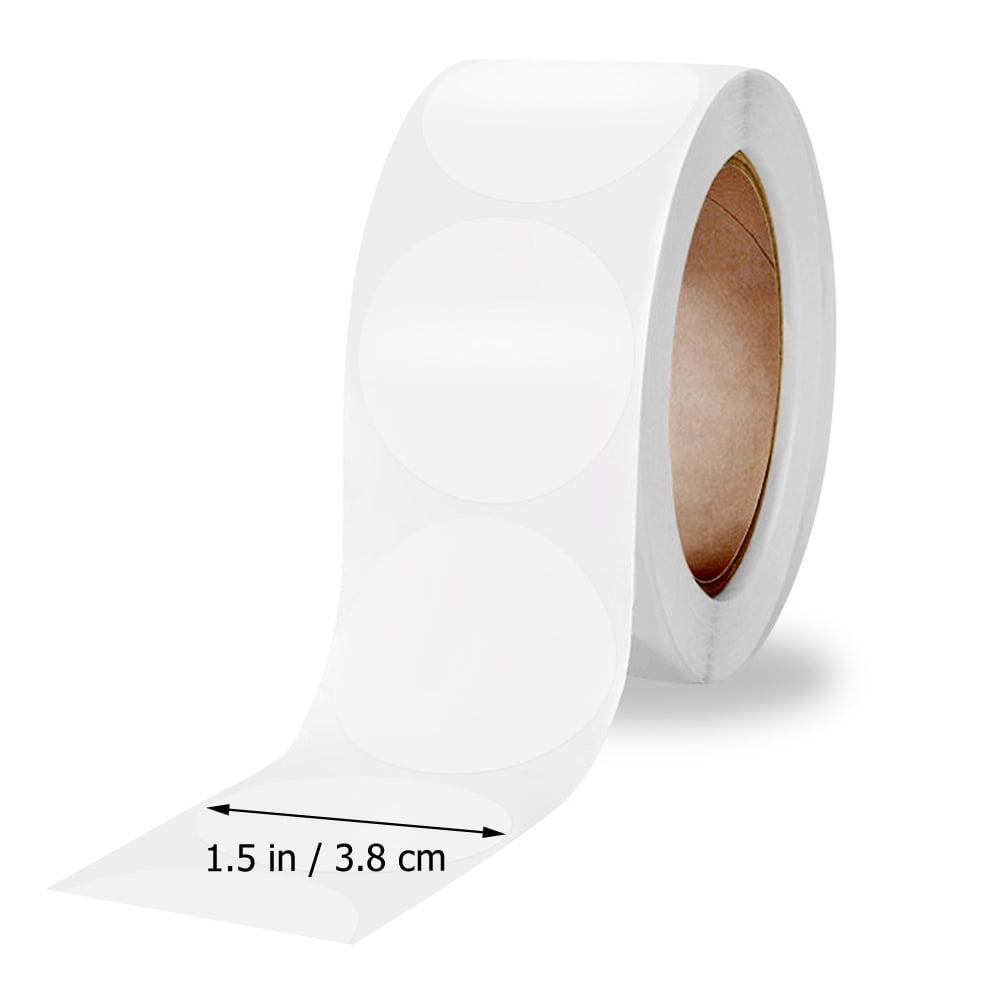 FRCOLOR 2 Rolls Transparent Circle Sticker Package Seal Sealing Round ...
