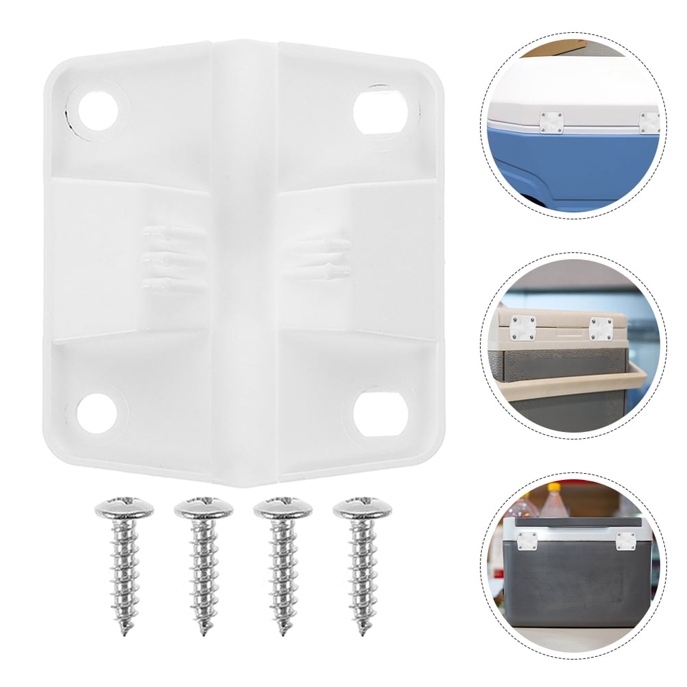 FRCOLOR 2 Set Cooler Box Hinges With Screws For Plastic Coolers Long ...