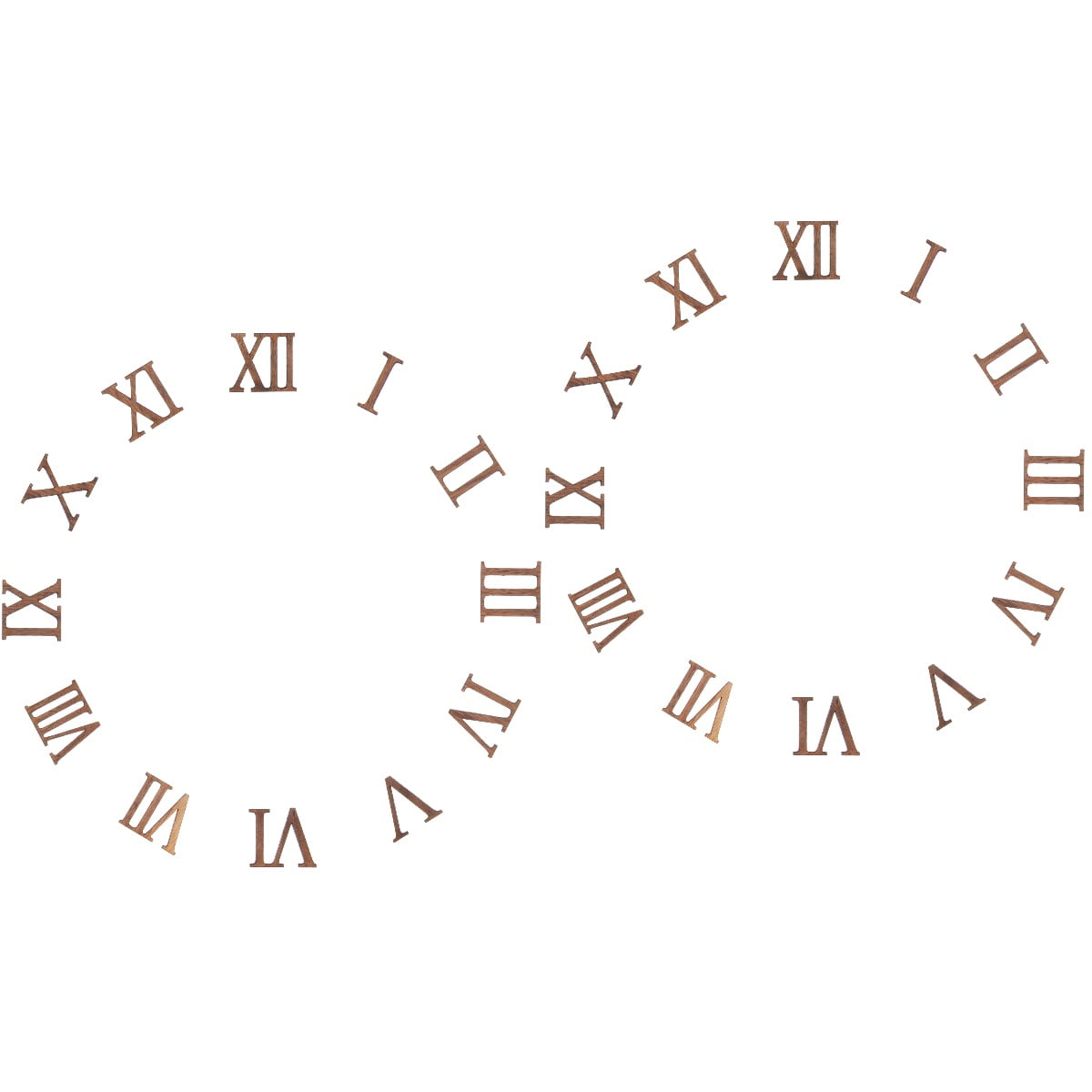 FRCOLOR 2 Sets Clock Number DIY Clock Numbers Replacement Wall Clock ...