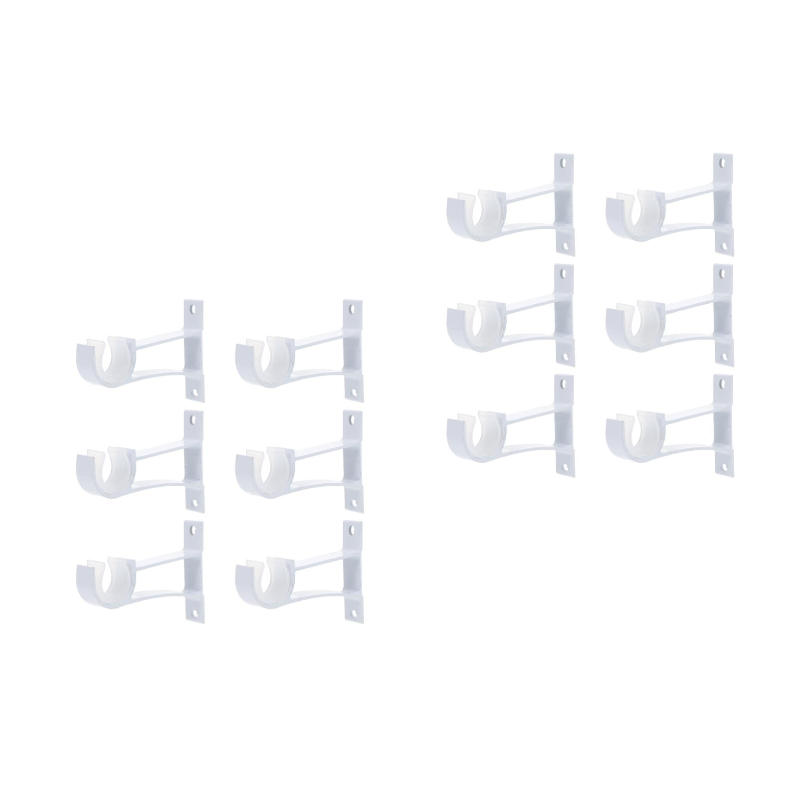 FRCOLOR 2 Sets Curtain Rod Supports Curtain Roman Rod Holders Single ...