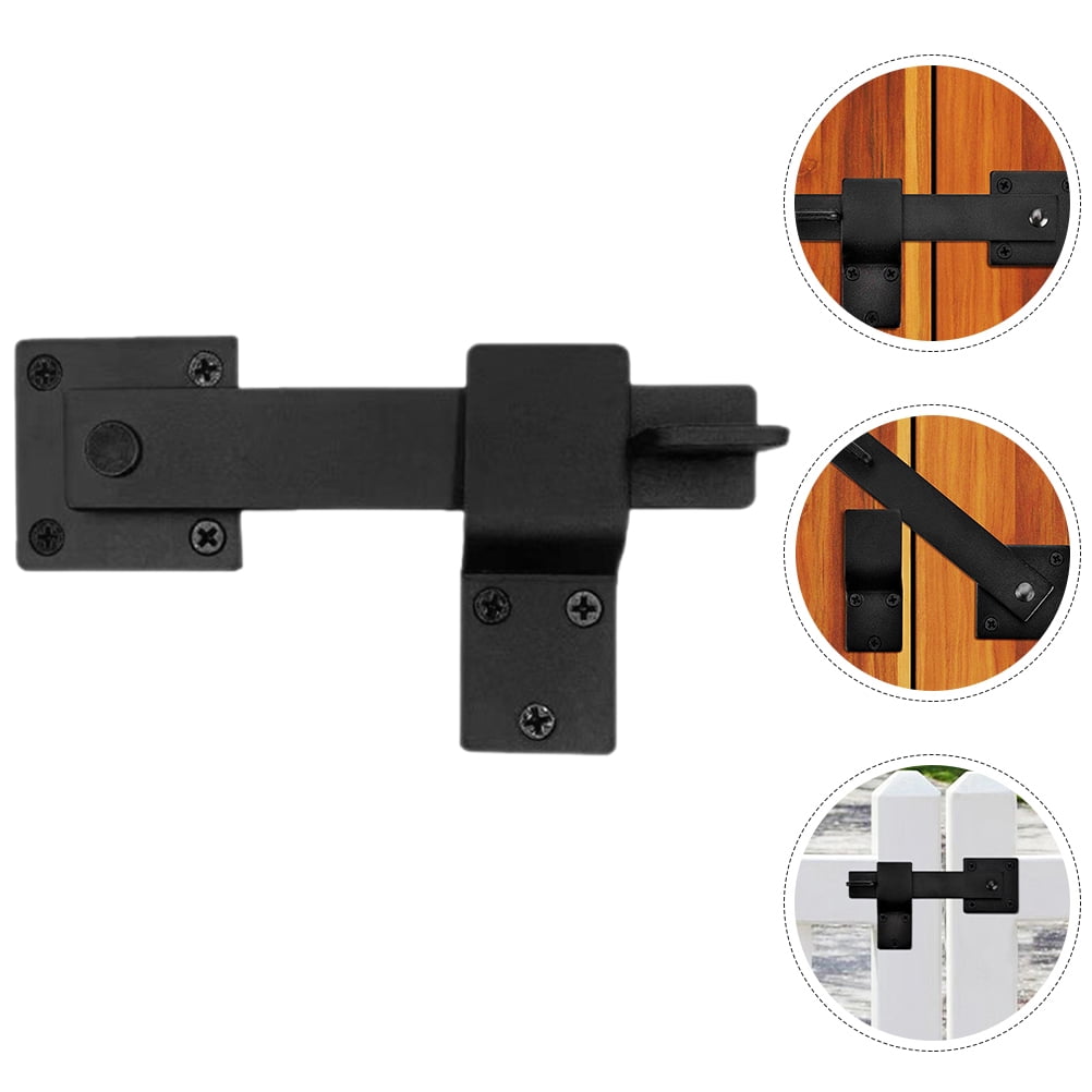 FRCOLOR 2 Sets Farm Gate Latches Barn Door Locks and Sliding- Travel ...