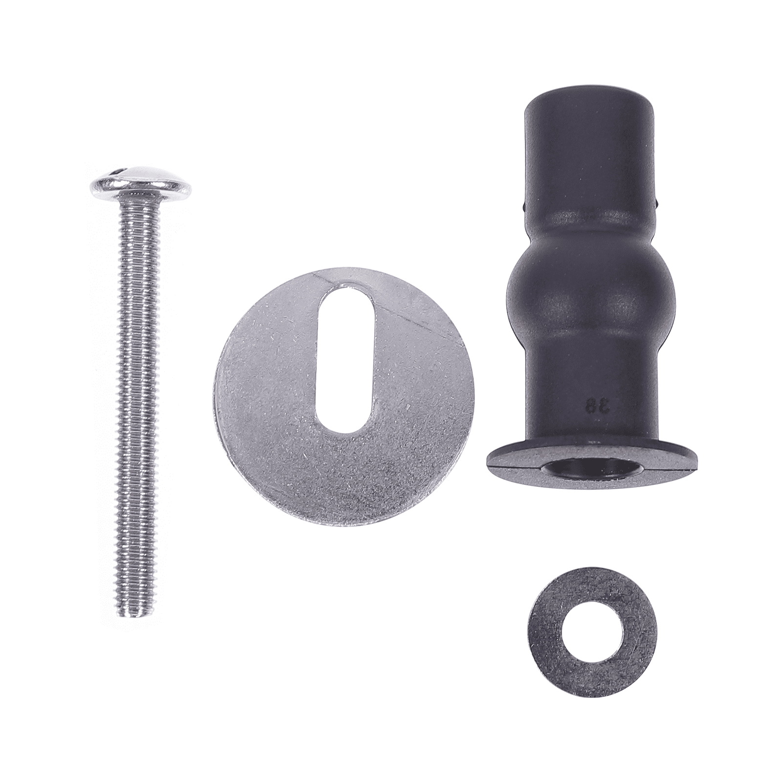 FRCOLOR 2 Sets Install Toilet Mounting Screws Lid Bolt Seat Replacement ...