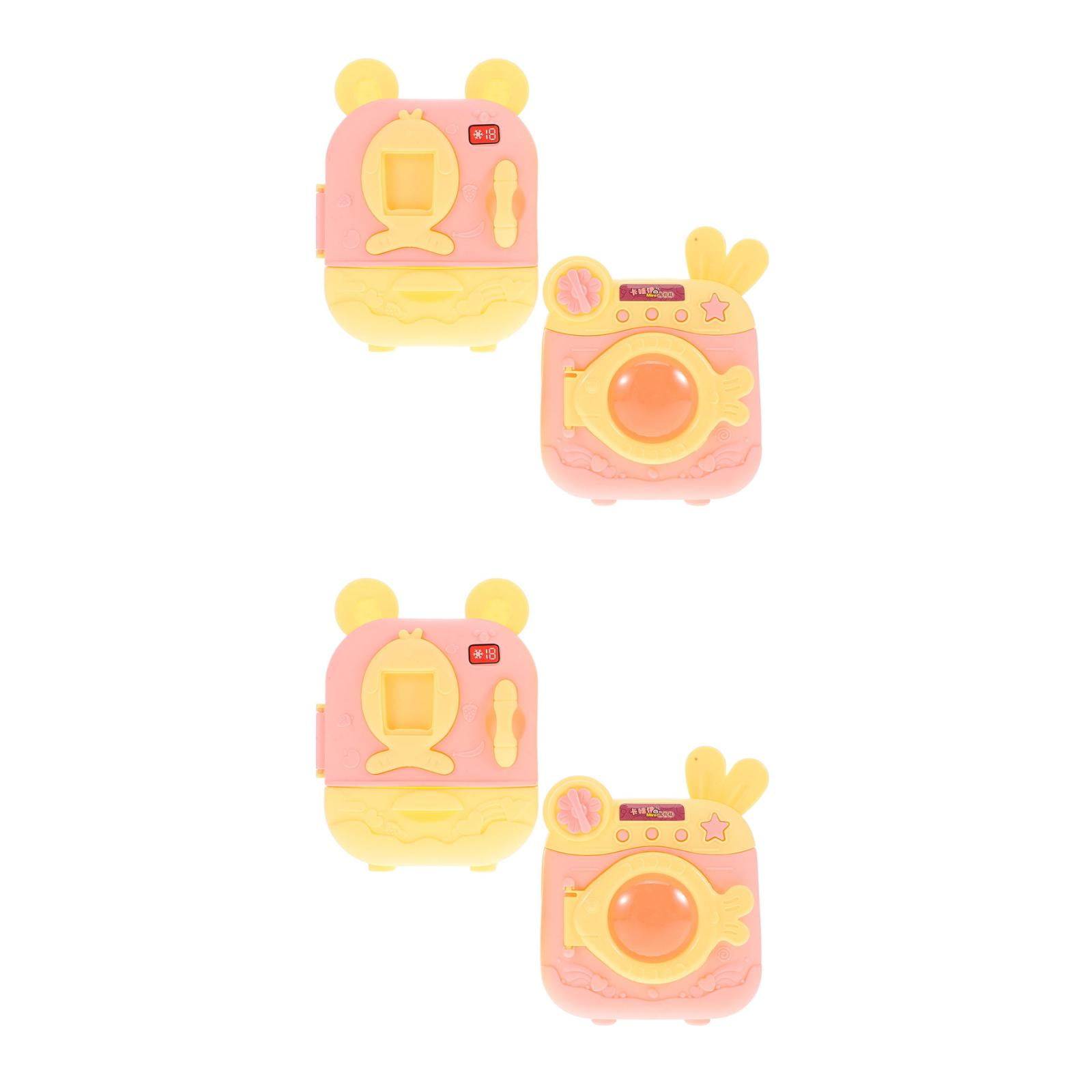 FRCOLOR 2 Sets Kids Washing Machine Toy Mini Washer and Dryer Playset ...