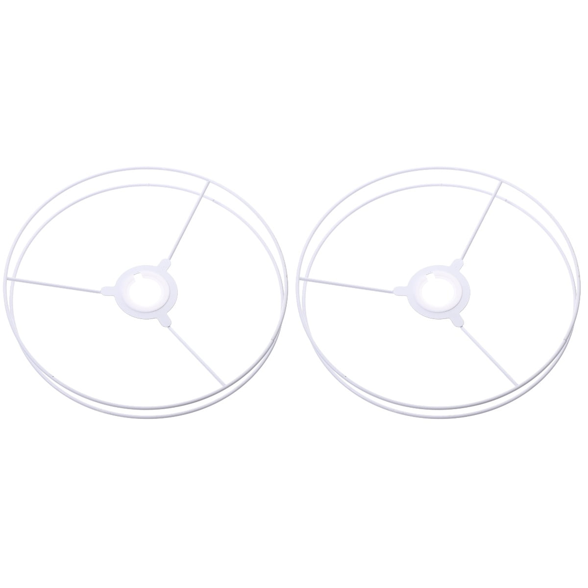 FRCOLOR 2 Sets Lampshade Frame 25cm Vintage Lamp Shade Frame Diy Ring ...