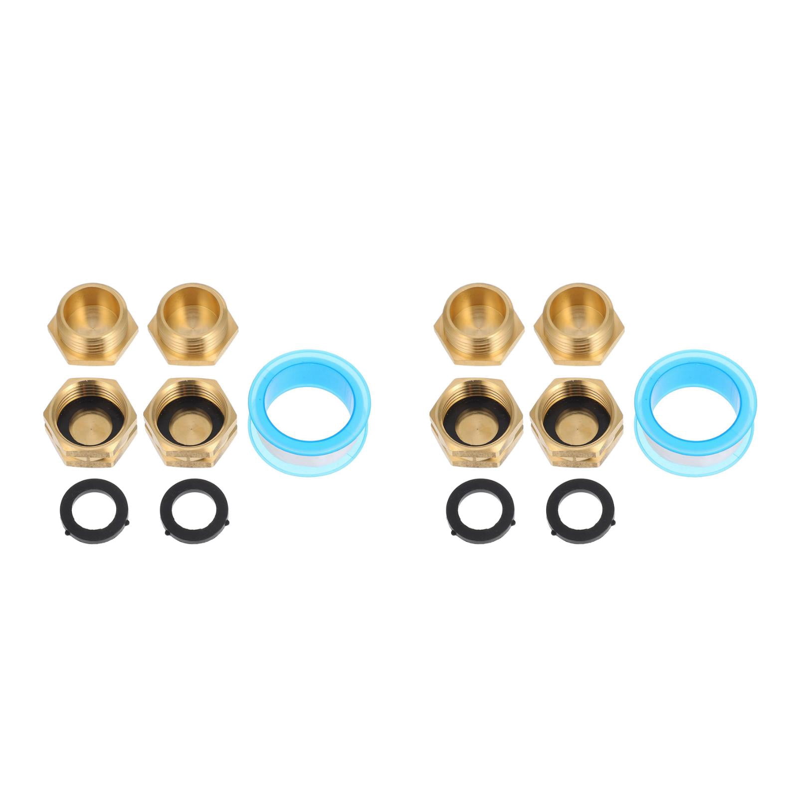 FRCOLOR 2 Sets Metal Hose Thread Adapters and Fittings Garden Hose ...