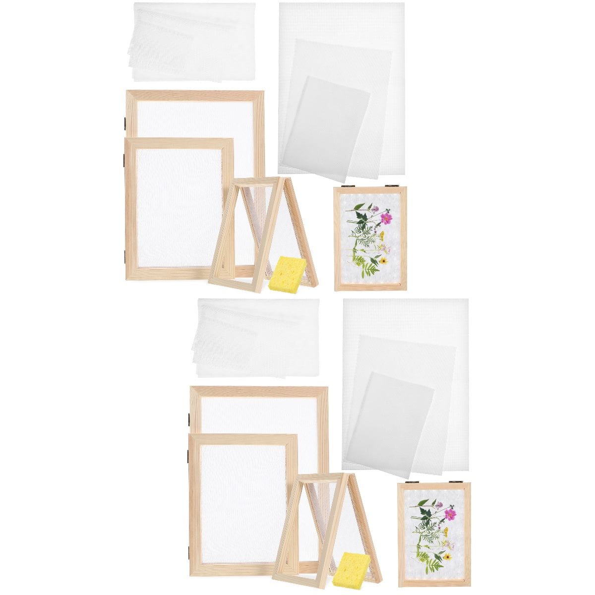 FRCOLOR 2 Sets Paper Making Supplies Mould And Deckle Paper Making ...