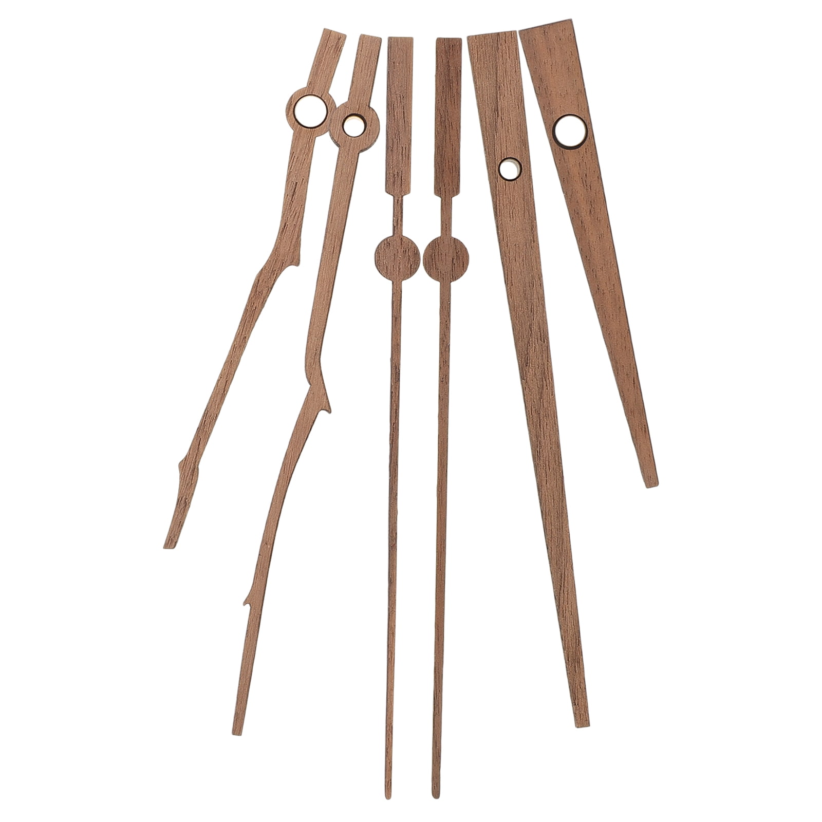 FRCOLOR Wooden Clock Pointers Elegant Clock Hands for Repairing and ...