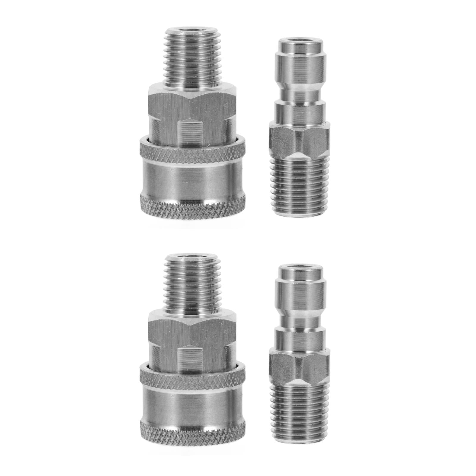 FRCOLOR 2 Sets Of Quick Connect Fittings High Pressure Washer ...