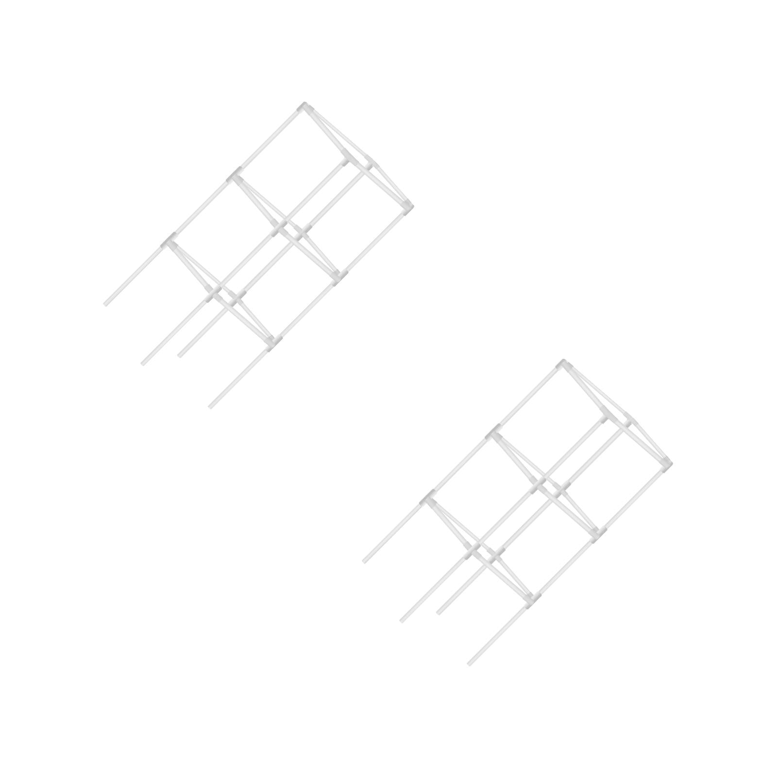 FRCOLOR 2 Sets Support Cages with 4 Adjustable Rings Vegetable Trellis ...