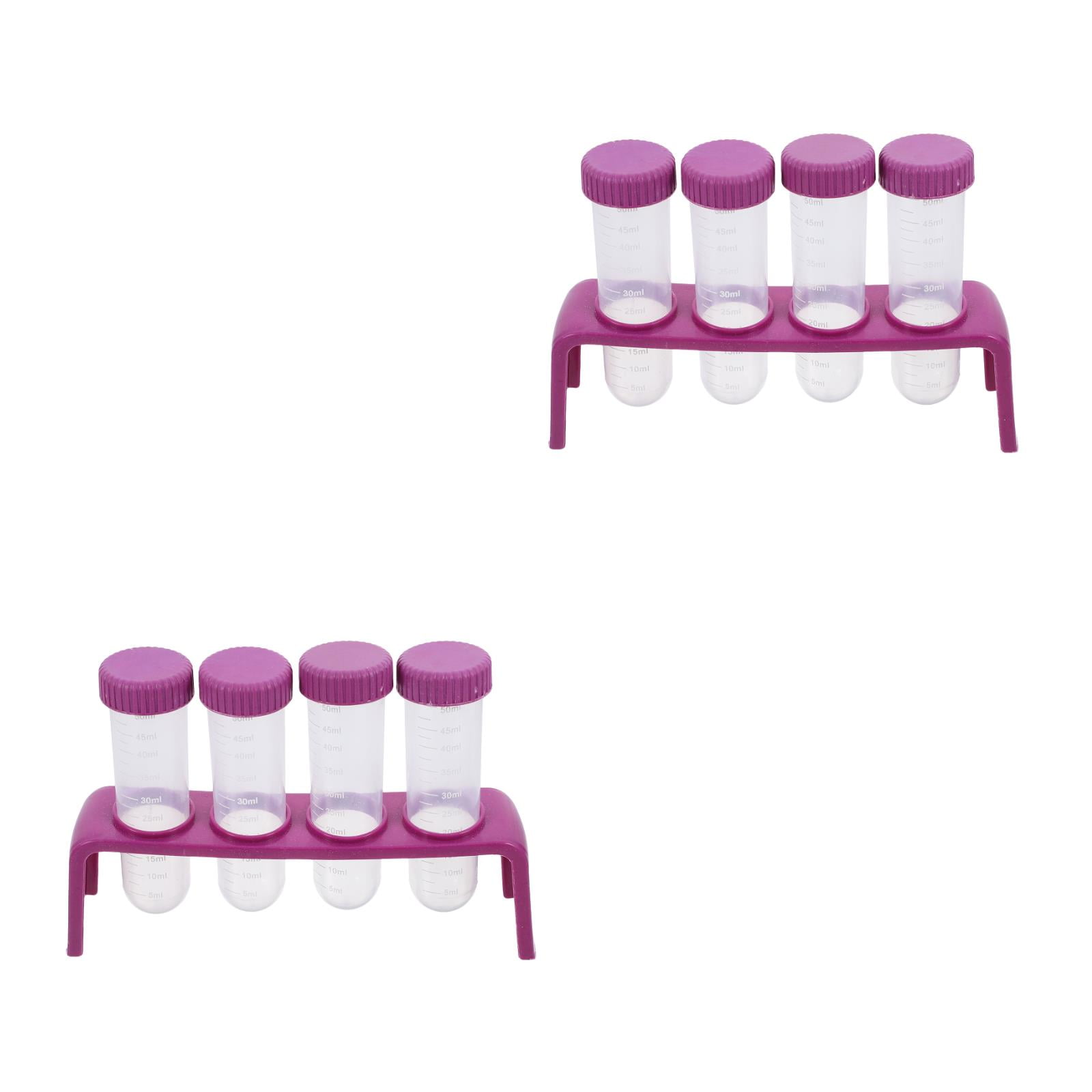 FRCOLOR 2 Sets Test Tube Rack with Tubes for Scientific Experiments ...