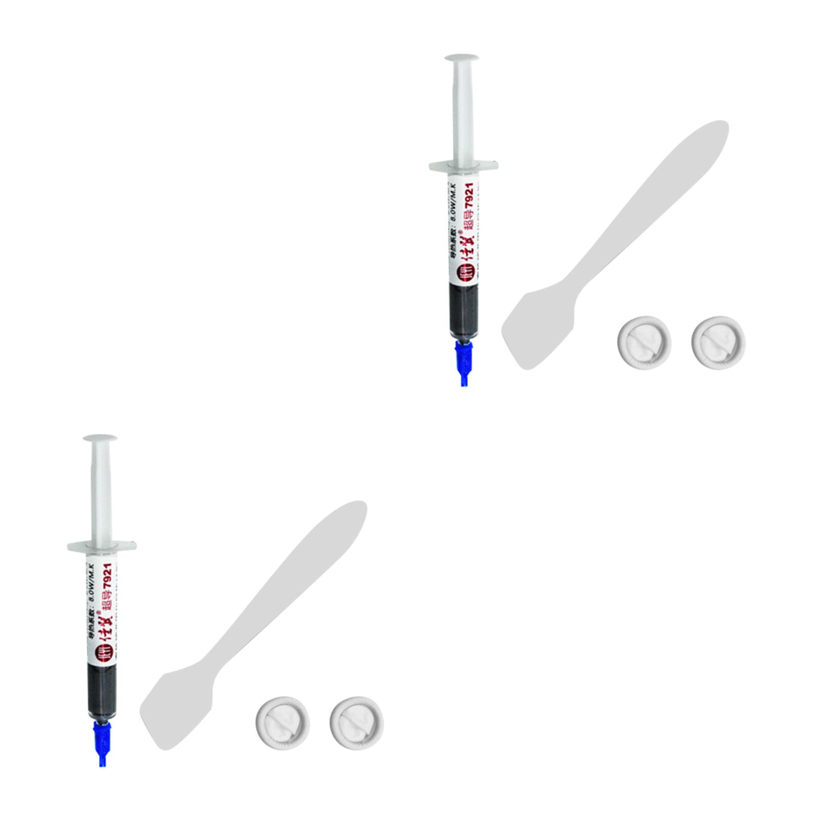 FRCOLOR 2 Sets Thermal Paste 8w Cooler Thermal Paste Heat Sink Grease ...