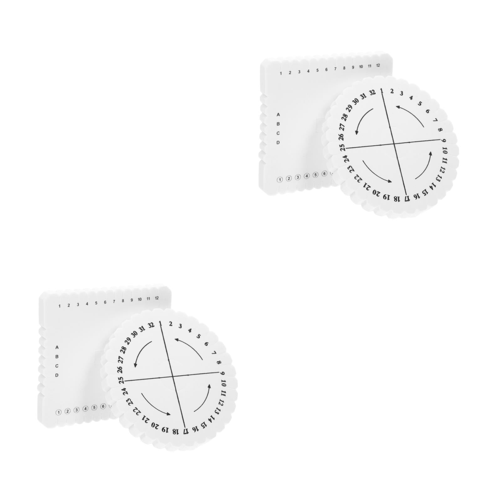 FRCOLOR 2 Sets of Weaving Cord Disc Disk Braided Cord String Woven ...