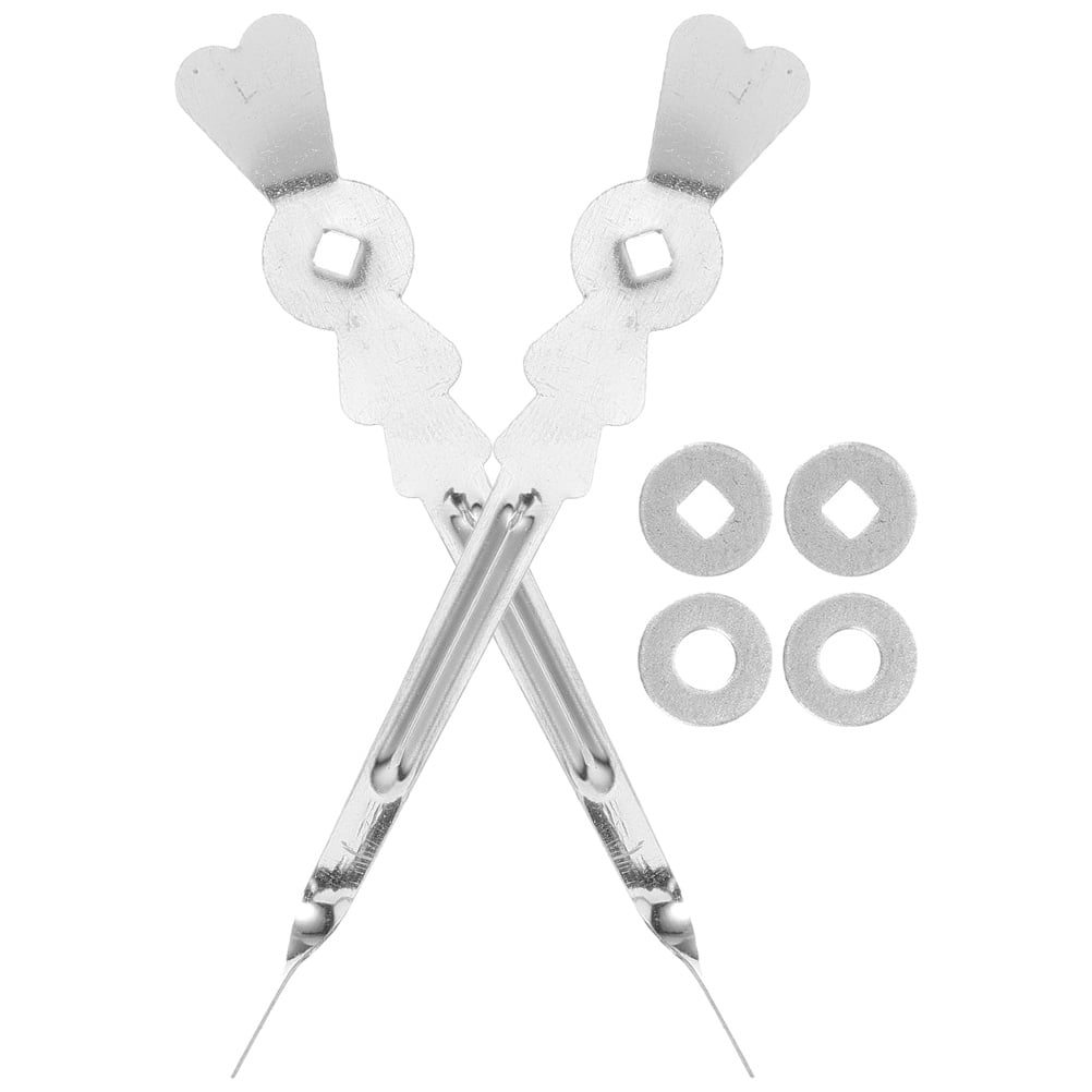 FRCOLOR 2 Sets Weighing Scale Indicator Replacement Stainless Steel ...