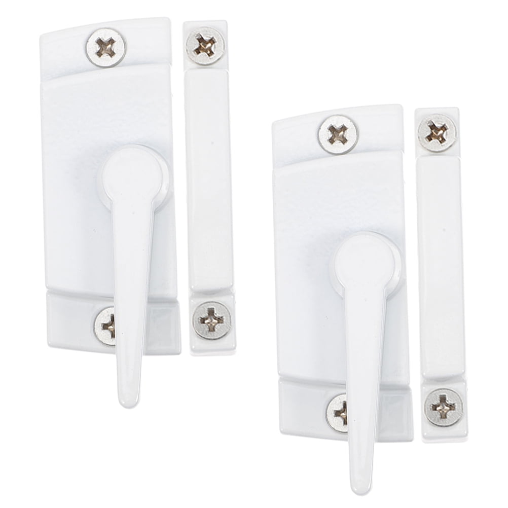 KAKOWELY Security Window Locks Zinc Alloy 2 Sets For Horizontal Sliding ...