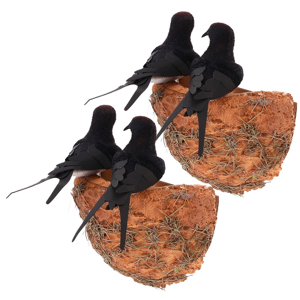 FRCOLOR 2 Sets of Bird Nests Miniature Swallow Nest Model Paperboard ...