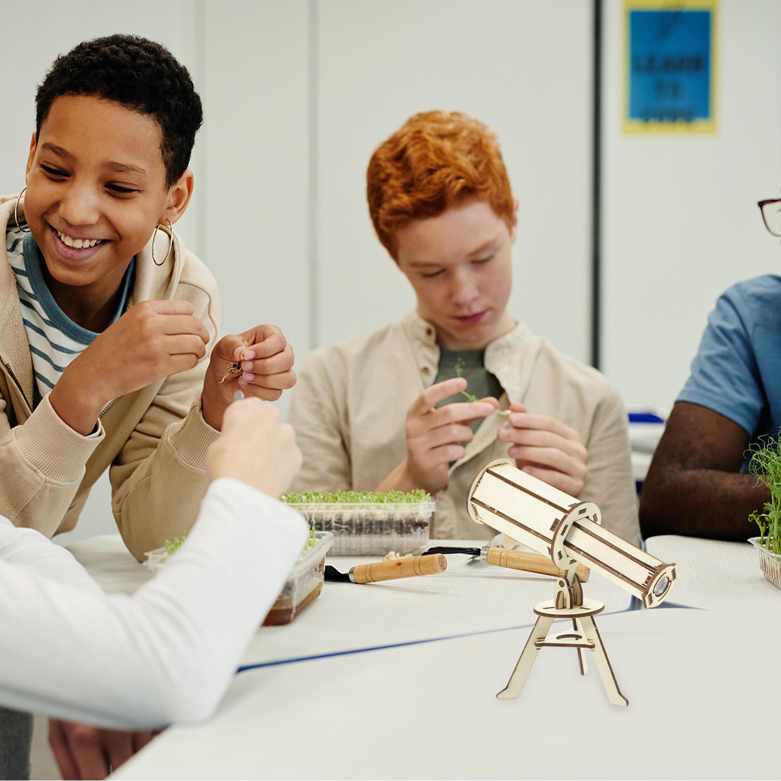 FRCOLOR 2 Sets of Science Learning Kit Children Diy Telescope Toy ...