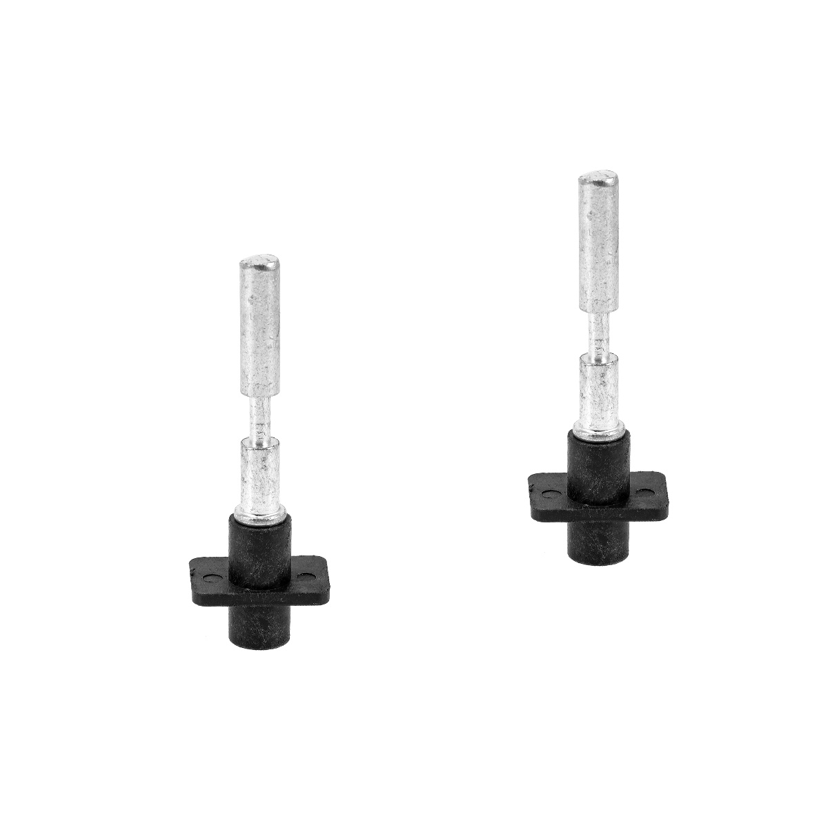 FRCOLOR 2 Sets of Telescoping Ladder Metal Spring Steel Shaft ...
