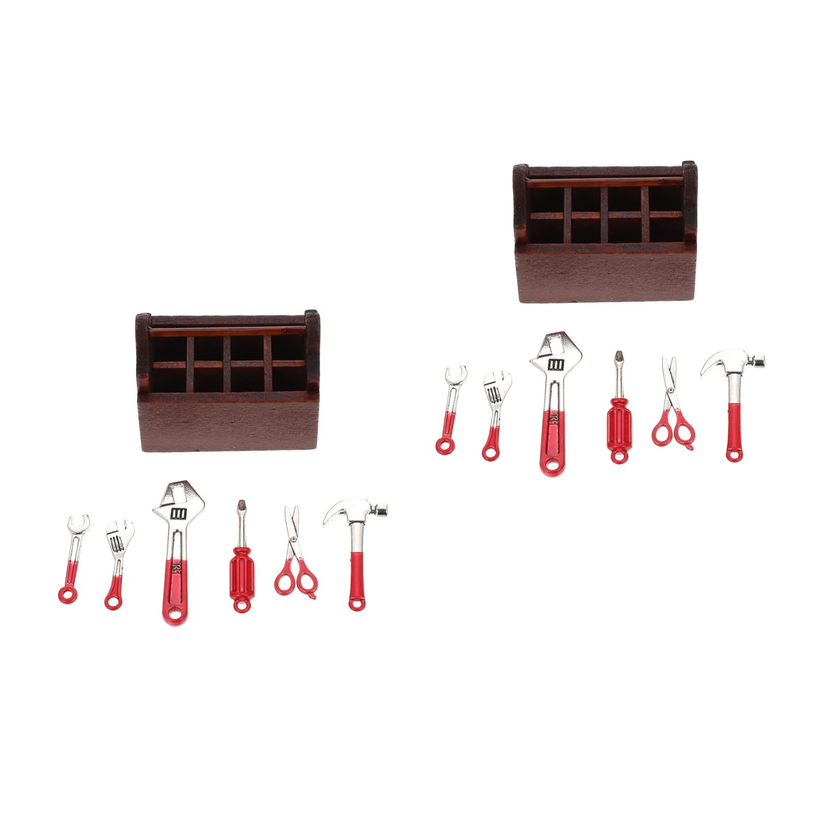 FRCOLOR 2 Sets of Tiny House Tool Case Mini Tool and Box Tiny House ...