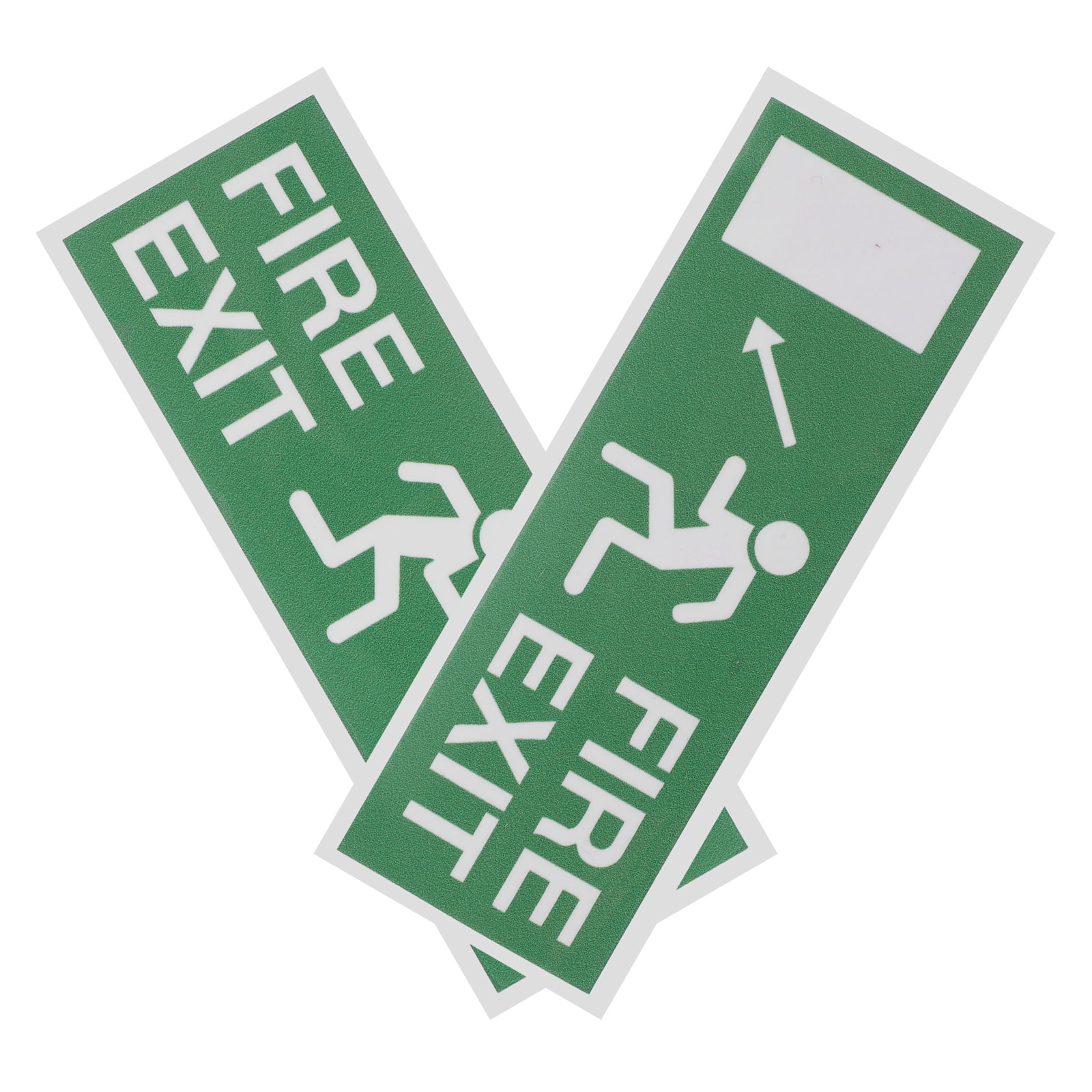 FRCOLOR 2 Sheet Exit Sign Sticker Streets of Fire Adjustable Chest ...