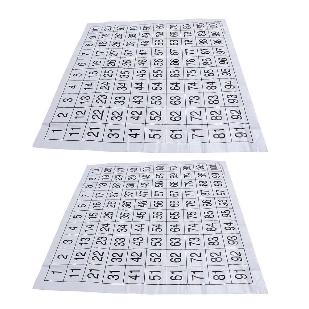 FRCOLOR 2 Sheets Numbers Educational Toys Kids Potty Chart Preschool ...