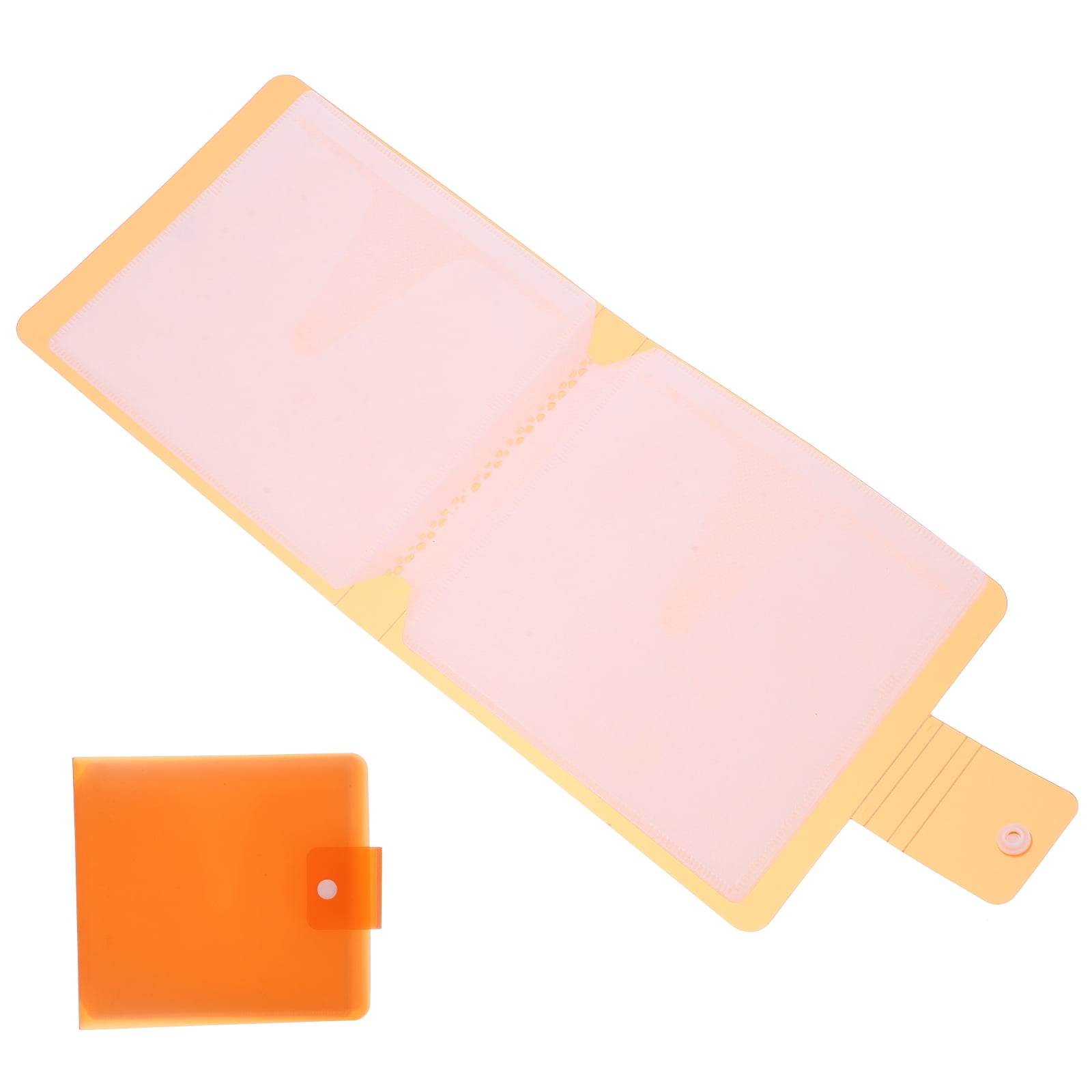 LABSERRON Dvd Storage Wallet Orange Portable Dvd Container for ...
