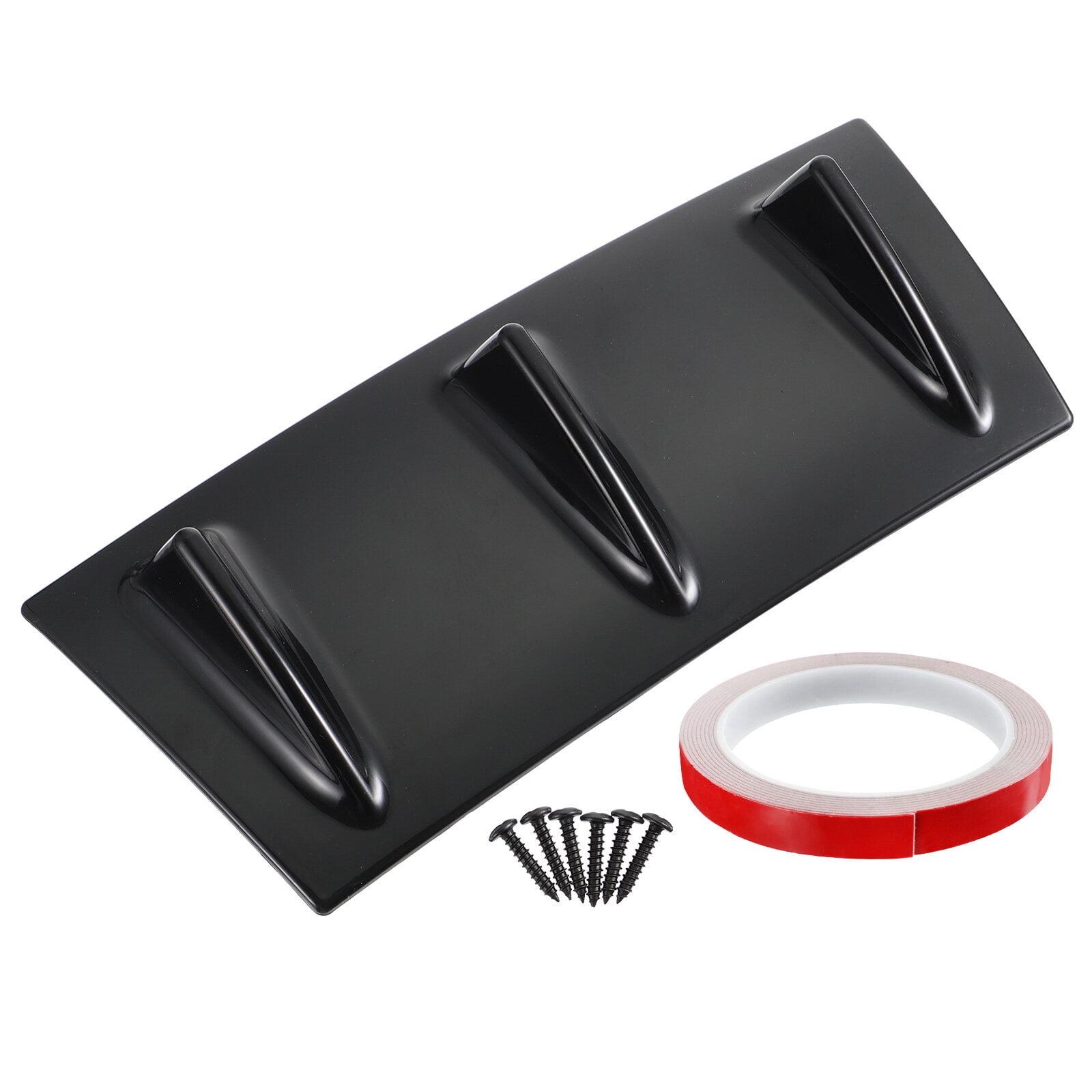 FRCOLOR 2 pcs Car Rear Bumper Diffuser Plastic Spoiler Lower Lip ...
